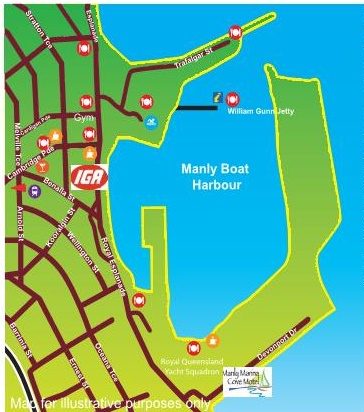 Manly Harbour Map 2016 map only - Visit Wynnum Manly