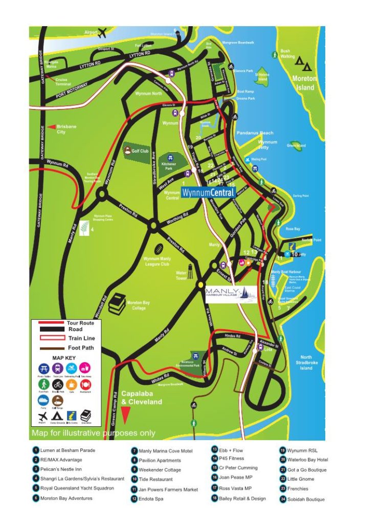 Regional Map - Visit Wynnum Manly